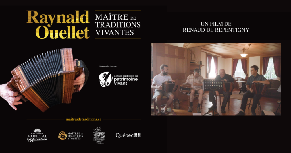 Lancement d'un film sur Raynald Ouellet | Maîtres de traditions ...